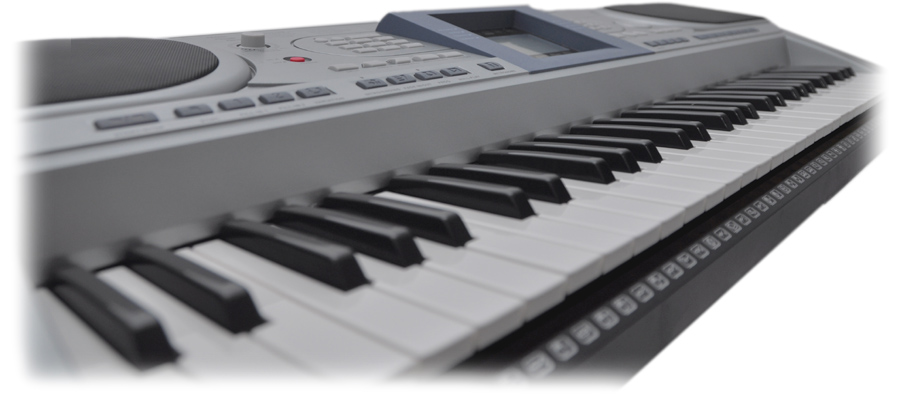 Keyboard MK-900 - szybka nauka grania, duży LCD, 61 klawiszy